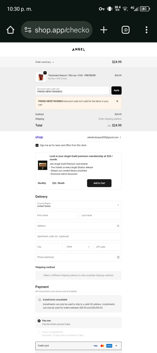 Angel Studios Promo Codes (6 Verified) - 20% Off Nov 2025