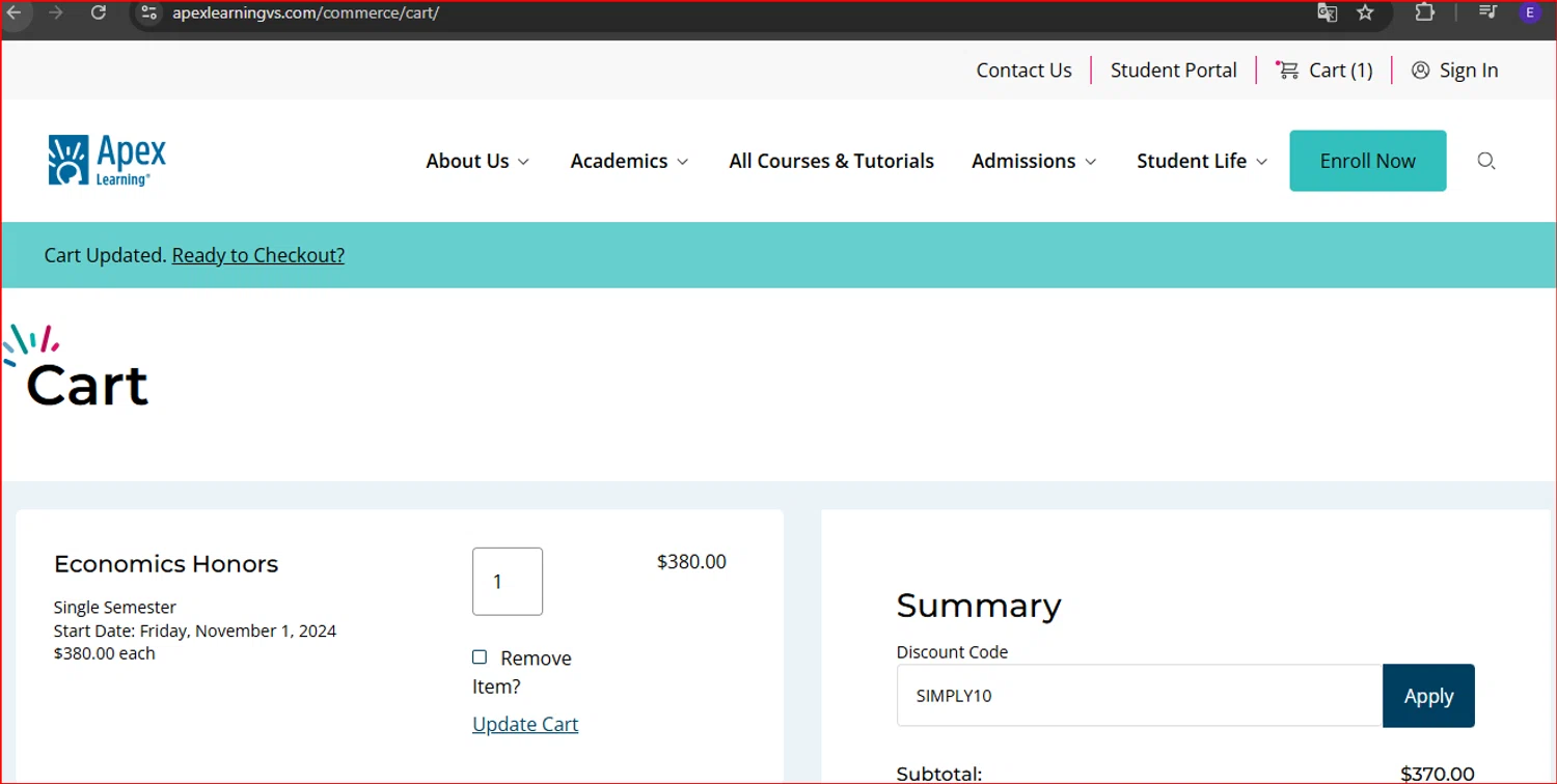 Apex Learning Discount Codes - $10 Off | November 2024