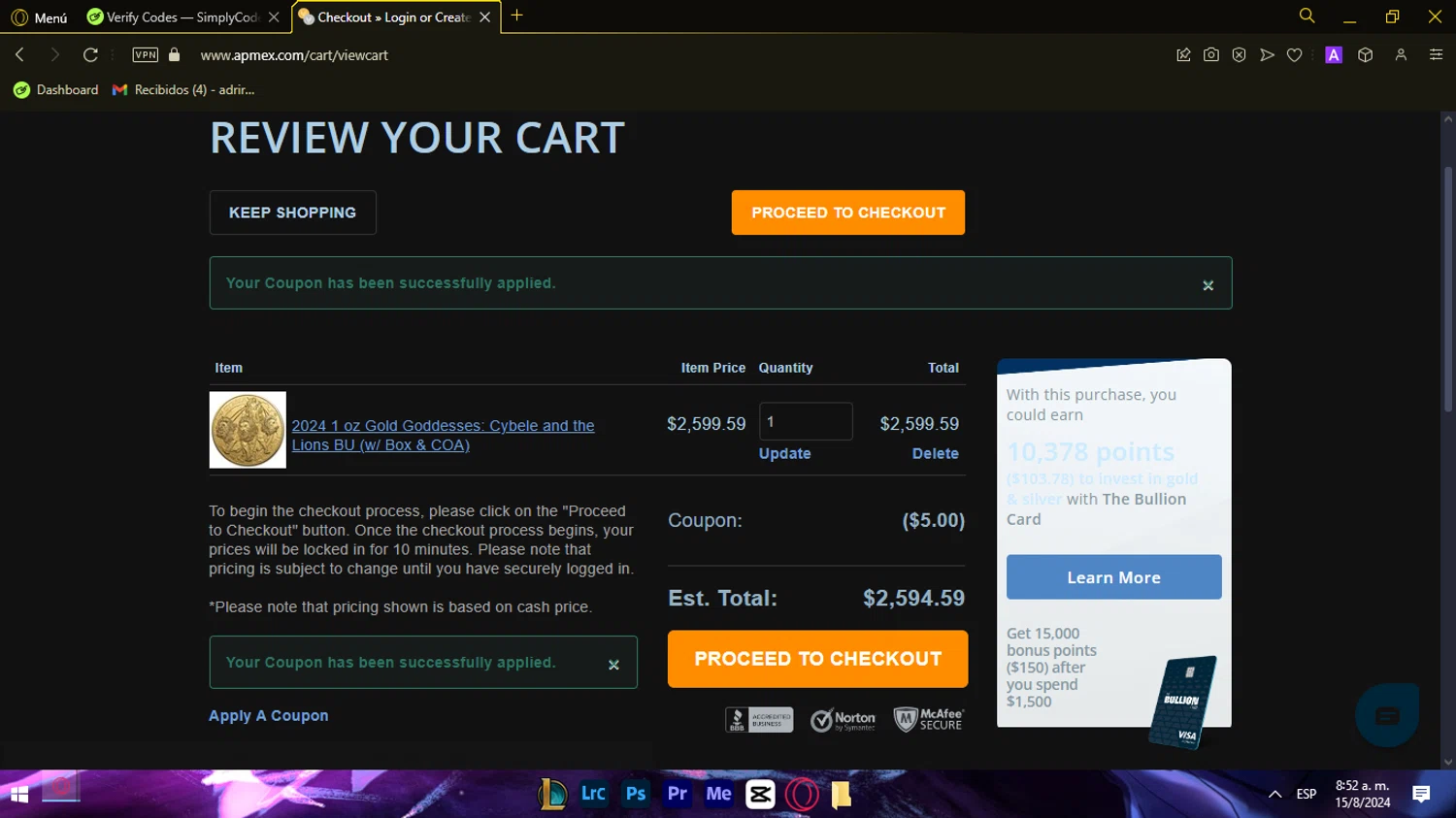 APMEX Promo Codes - $5 Off | September 2024