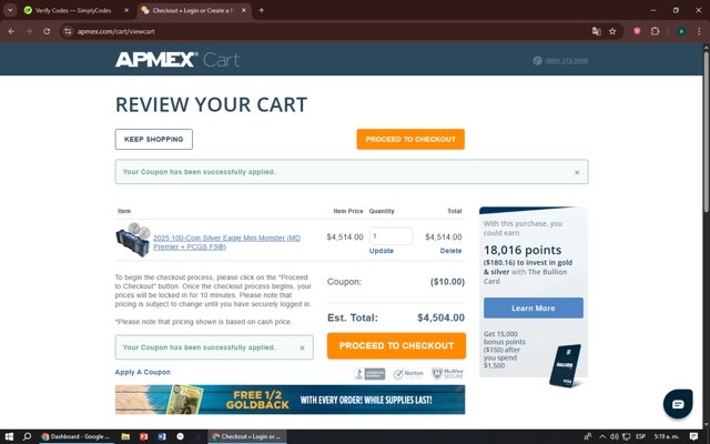 APMEX Discount Codes - $15 Off (2 Verified) Sep 2025