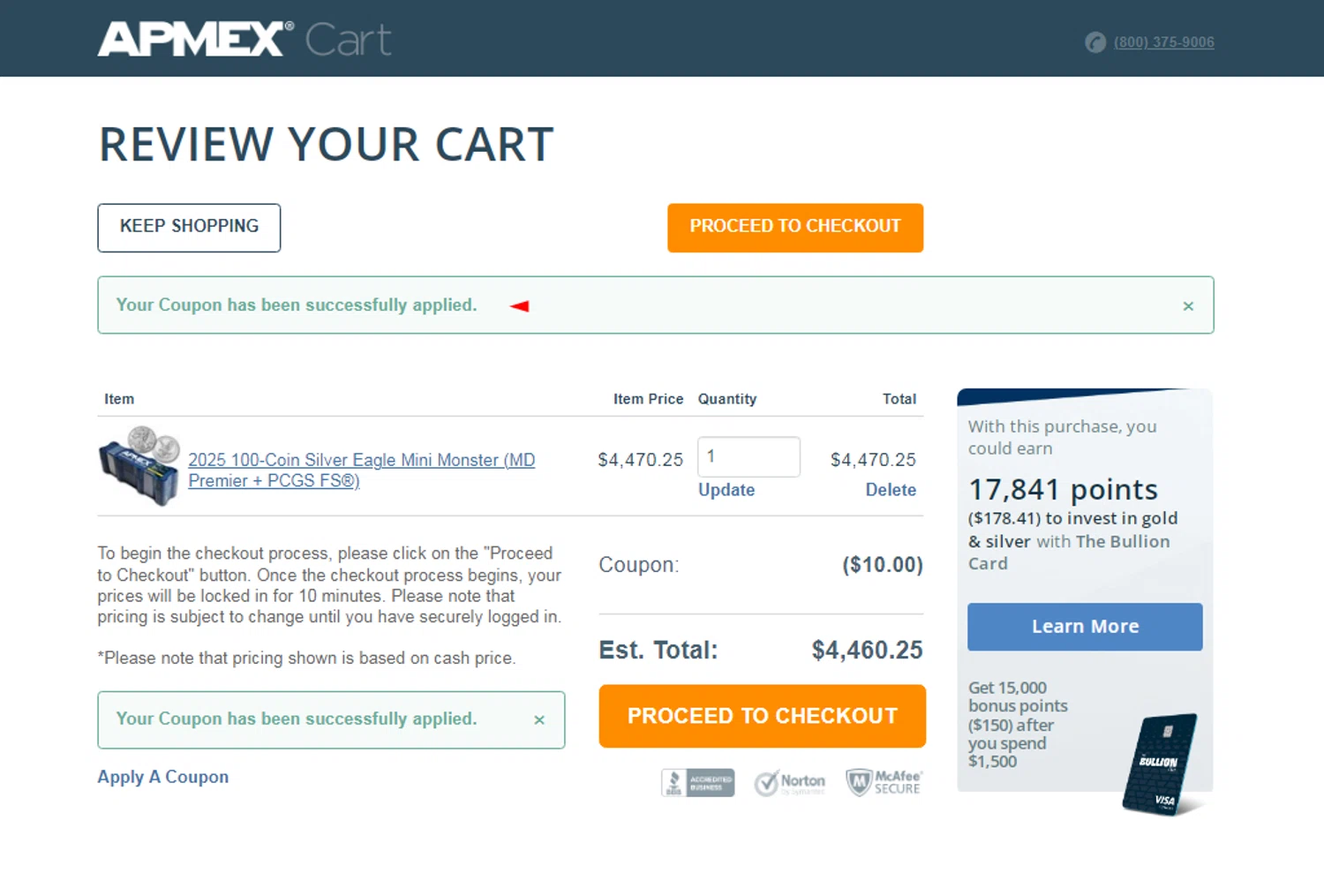 APMEX Discount Codes - $10 Off (1 Verified) Aug 2025