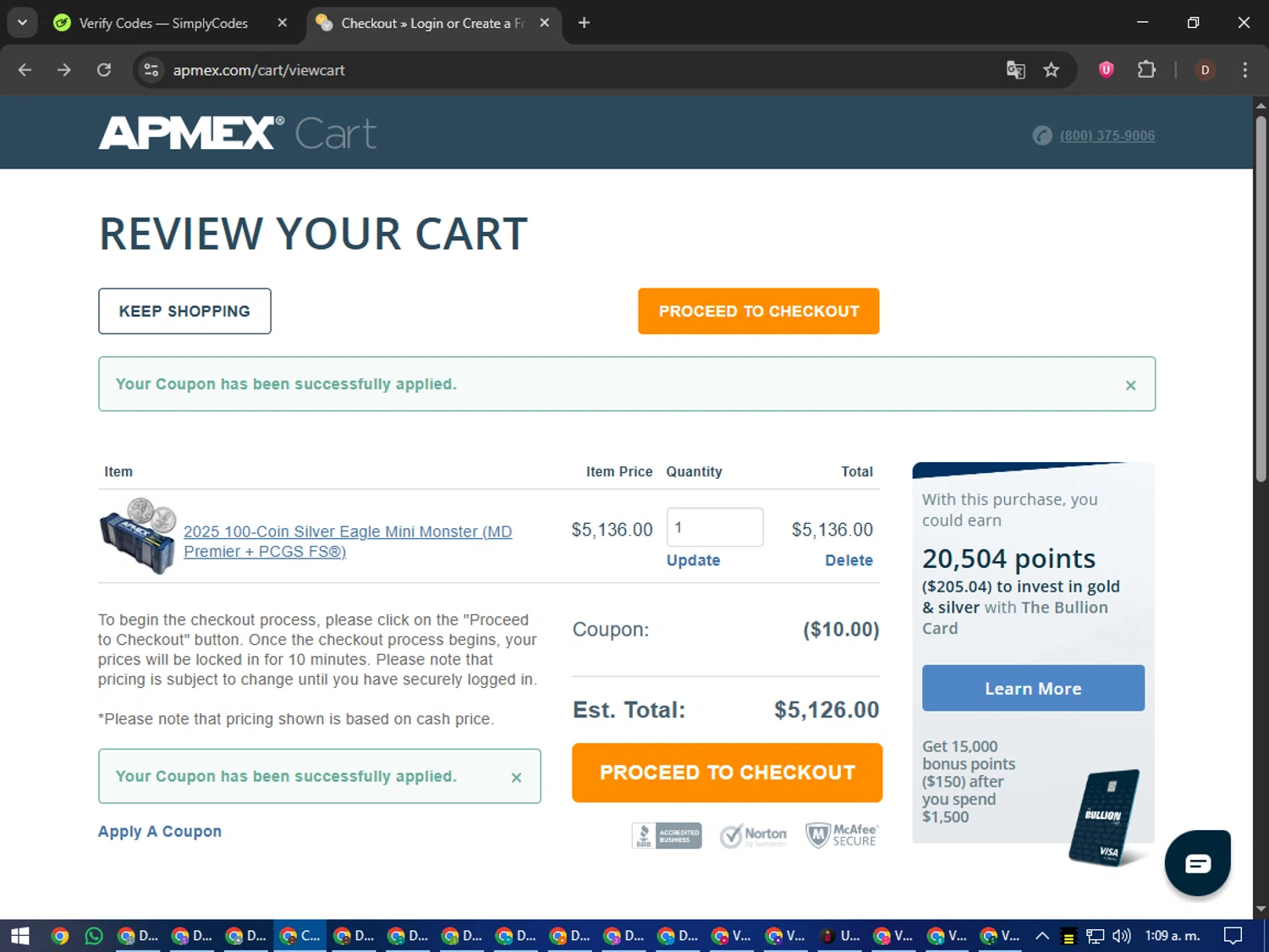APMEX Promo Codes - $10 Off (2 Verified) Dec 2025