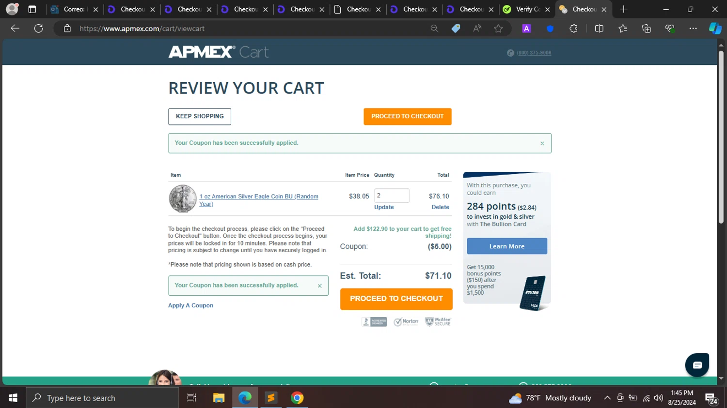 APMEX Promo Codes - $5 Off | September 2024