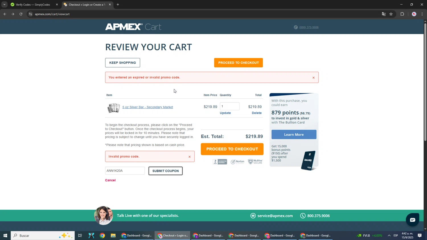 APMEX Promo Codes - $10 Off (2 Verified) Dec 2025