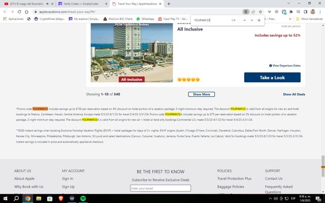 Apple Vacations Promo Codes (1 Verified) - $150 Off Oct 2025