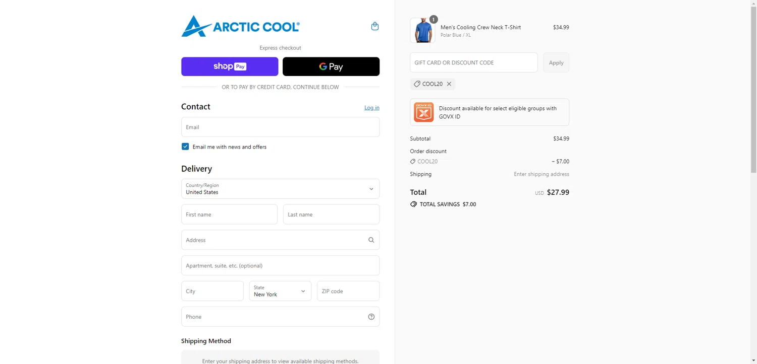 Arctic Cool Promo Codes - 20% Off (Verified) Sep 2025