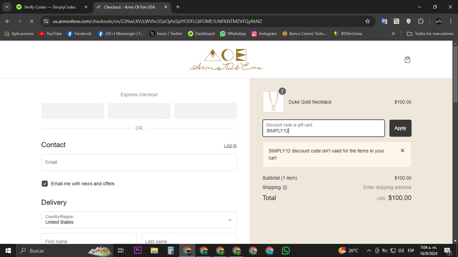 Arms of Eve Discount Codes & Cyber Monday 2024 Deals - 15% Off