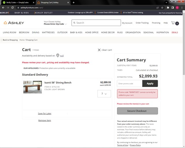 Ashley Discount Codes - 10% Off (2 Verified) Aug 2025