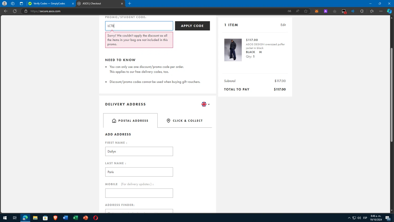 ASOS Promo Codes - 10% Off | November 2024