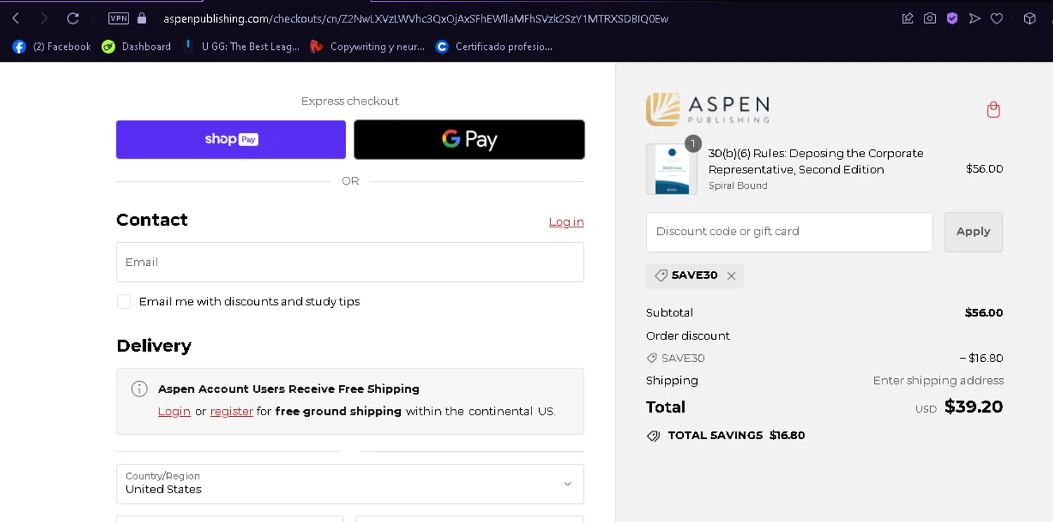 Aspen Publishing Promo Codes – 31% Off | July 2024