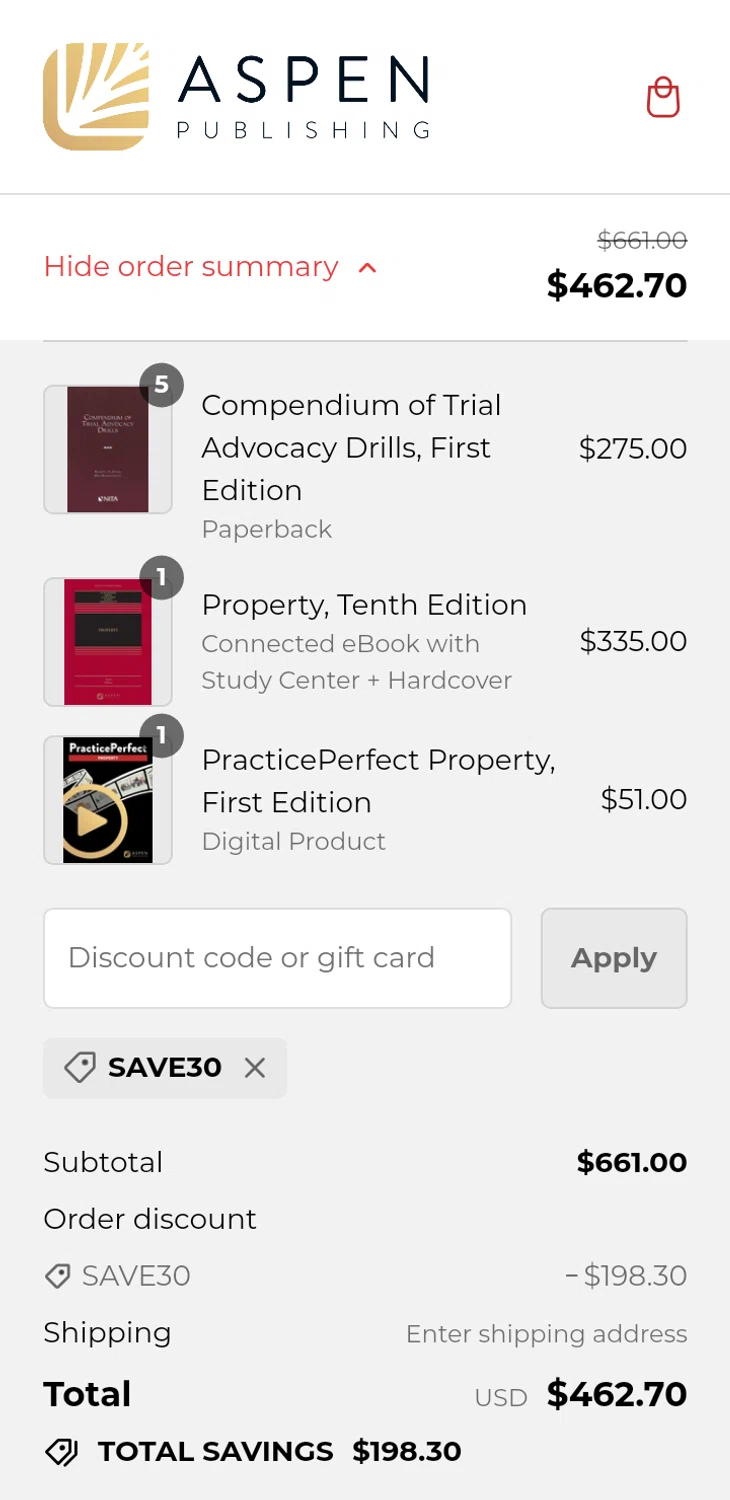 Aspen Publishing Coupon Codes - 30% Off | September 2024