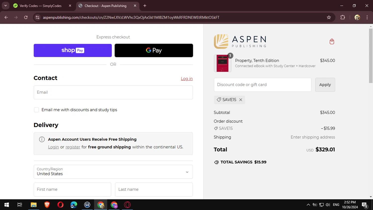 Aspen Publishing Promo Codes - 30% Off Coupons Apr 2026