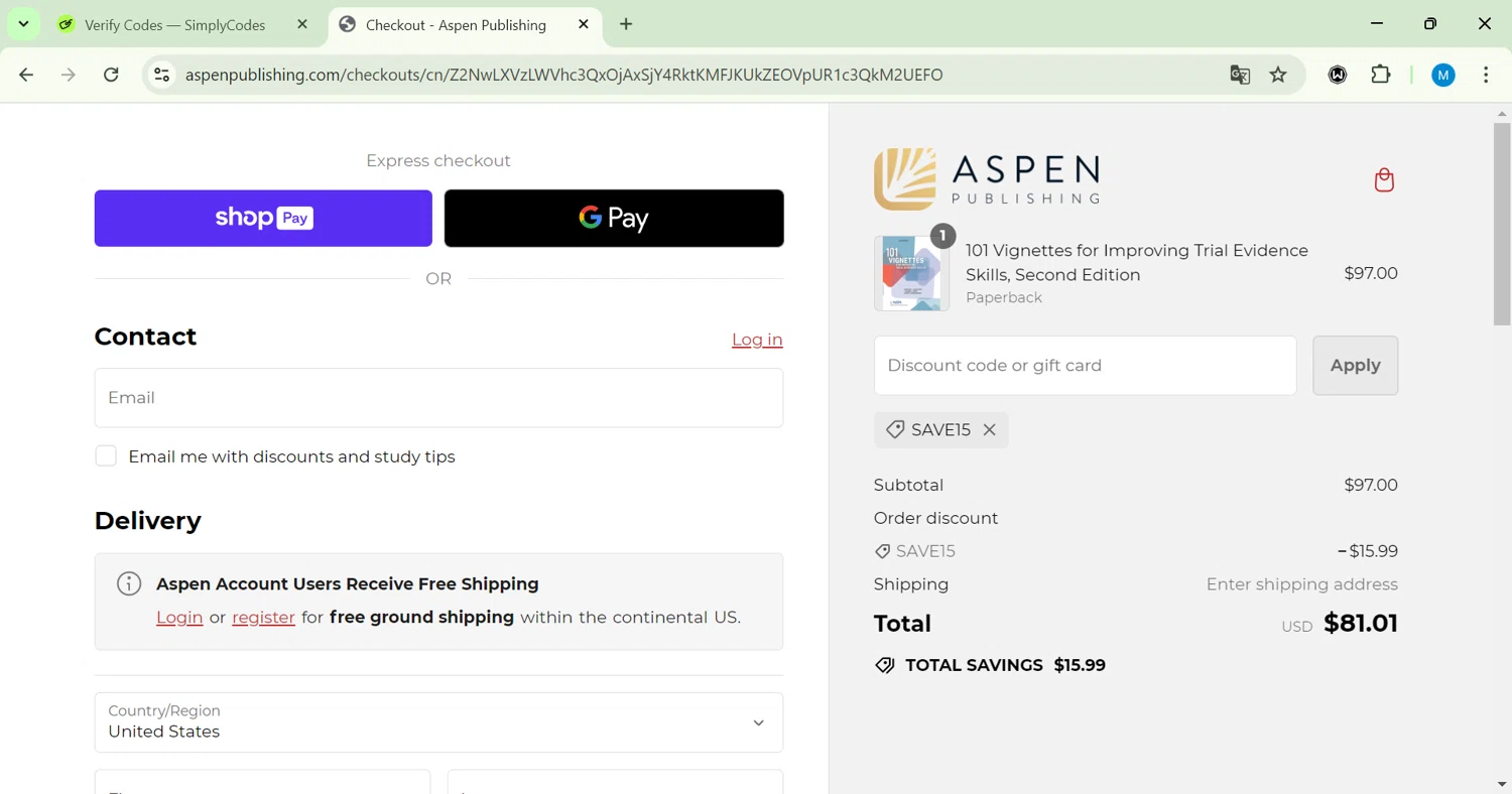 Aspen Publishing Coupon Codes - 30% Off | November 2024