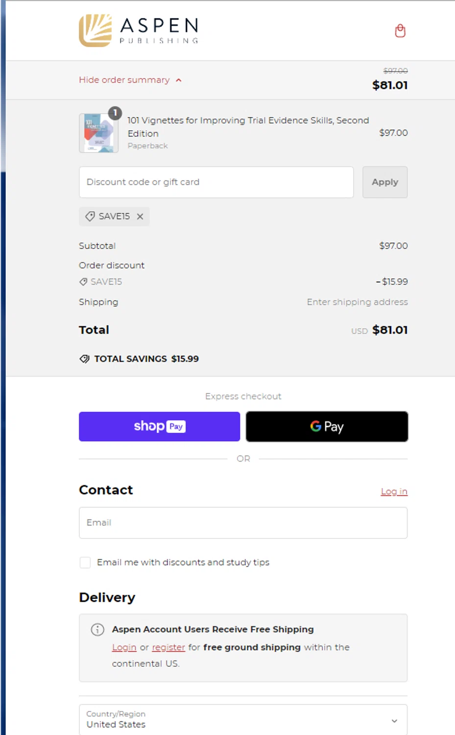 Aspen Publishing Coupon Codes - 30% Off Coupons Jan 2025