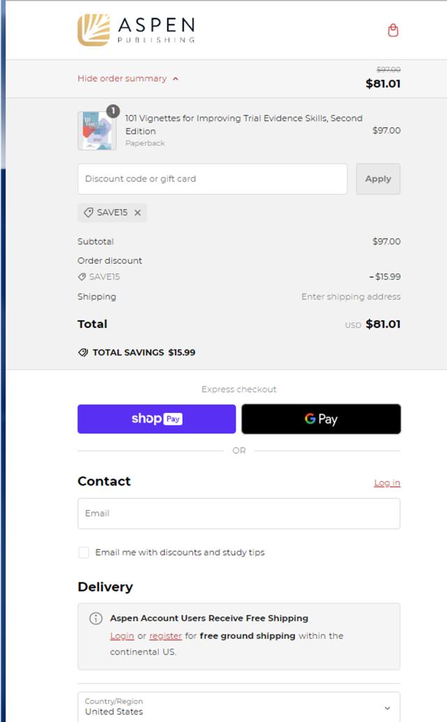 Aspen Publishing Promo Codes - 30% Off Coupons Oct 2025