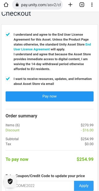 Unity Asset Store Promo Codes - 50% Off Coupons Aug 2025