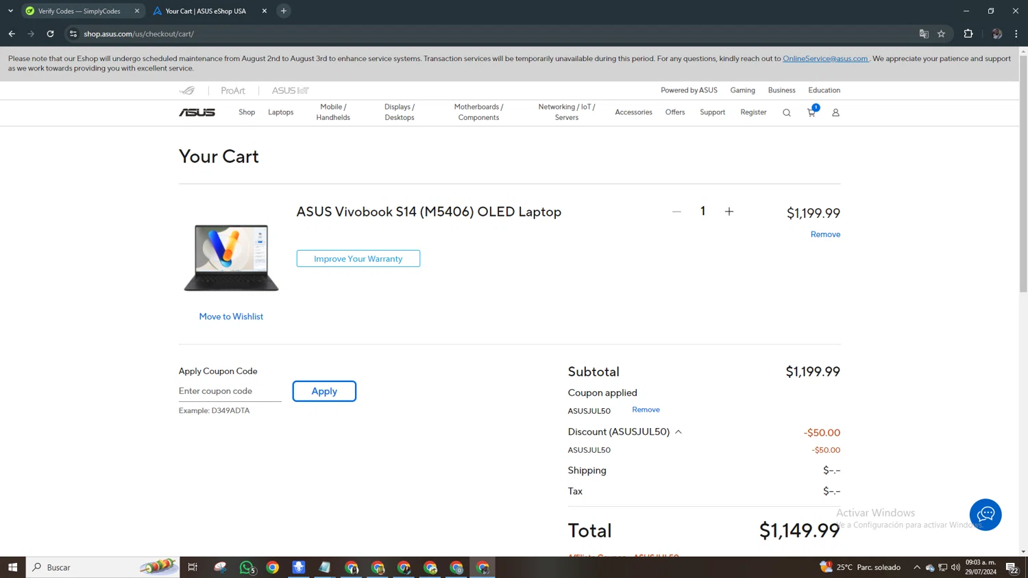 ASUS Promo Codes – 15% Off | July 2024