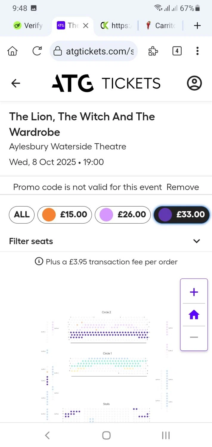 ATG Tickets Promo Codes - 10% Off (3 Verified) Dec 2025