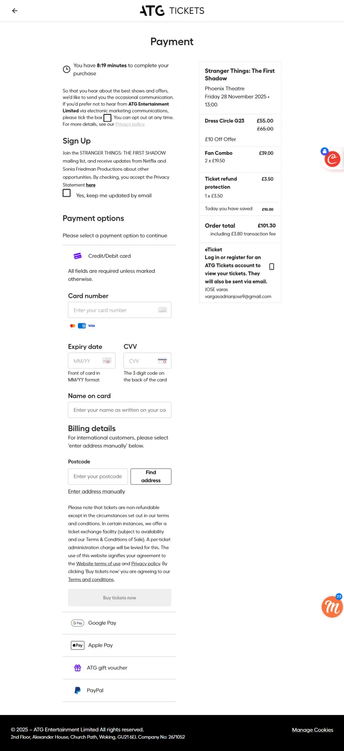 ATG Tickets Promo Codes - 10% Off (3 Verified) Nov 2025