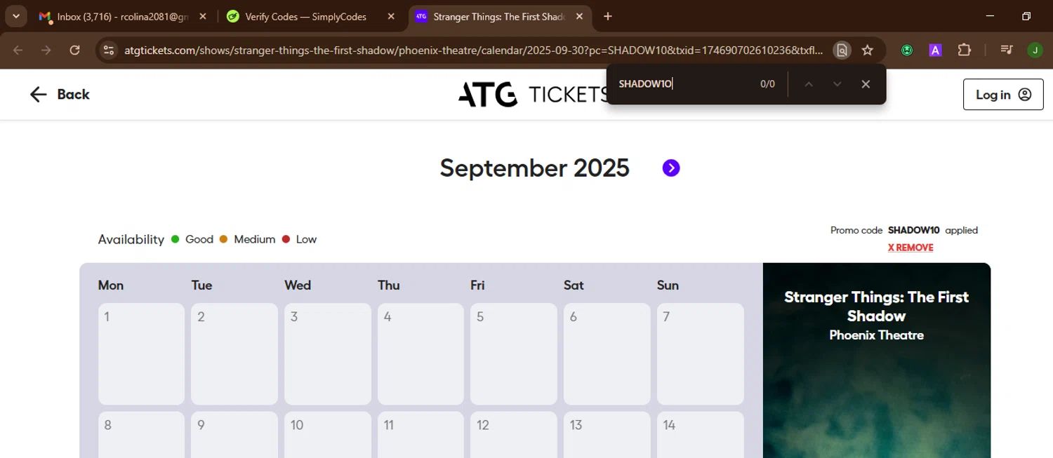 ATG Tickets Promo Codes (3 Verified) - 10% Off Oct 2025
