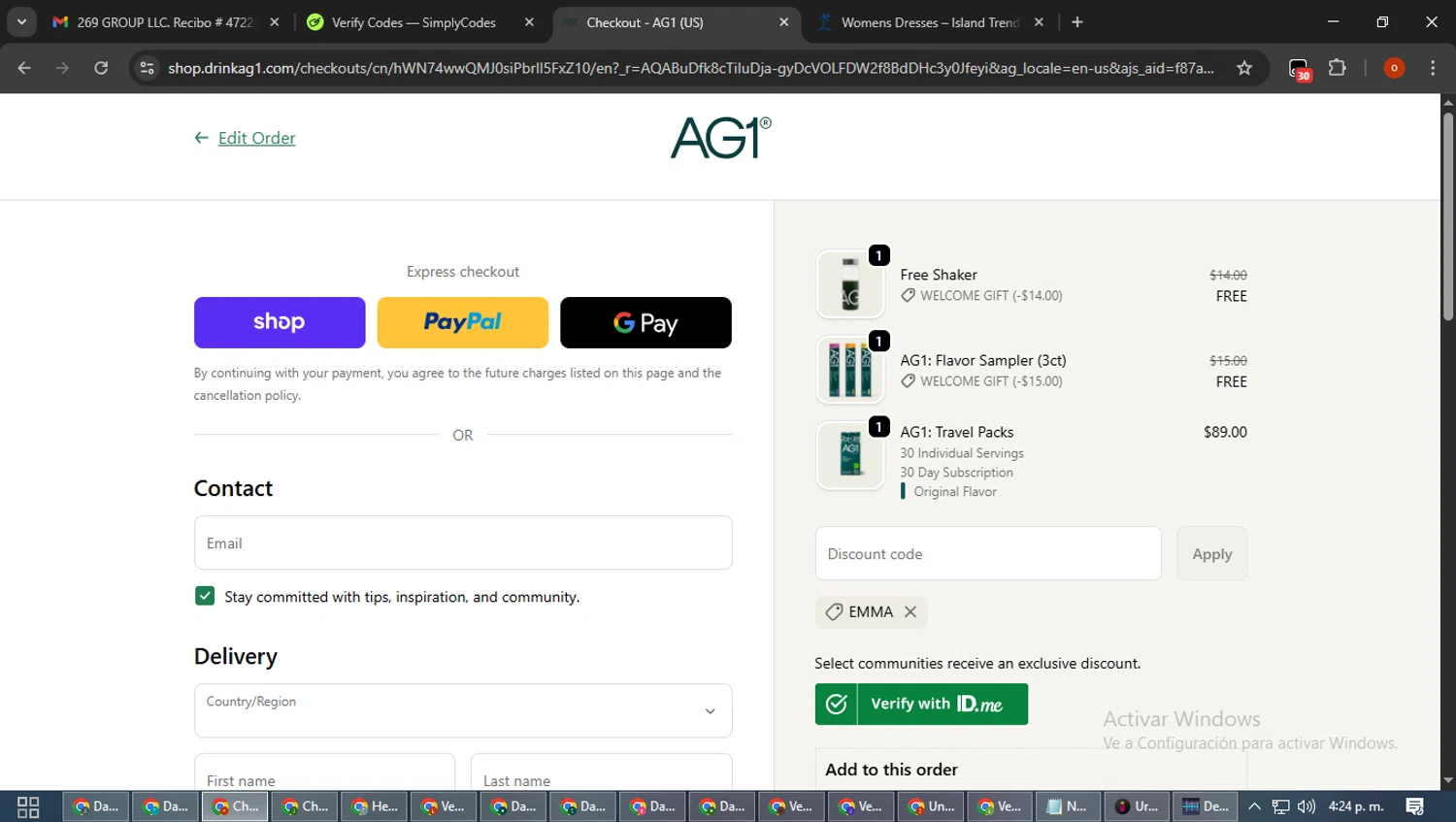 AG1 Promo Codes - 10% Off (10 Verified) Mar 2026
