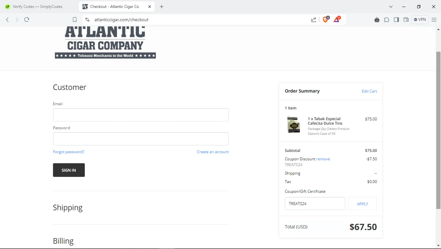 Atlantic Cigar Coupon Codes - 20% Off Coupons Jan 2025