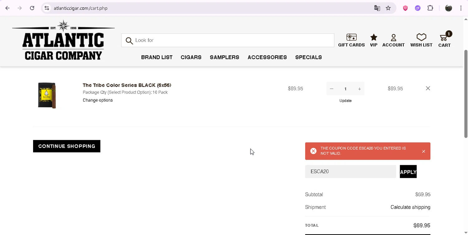 Atlantic Cigar Promo Codes - 15% Off Coupons Sep 2025