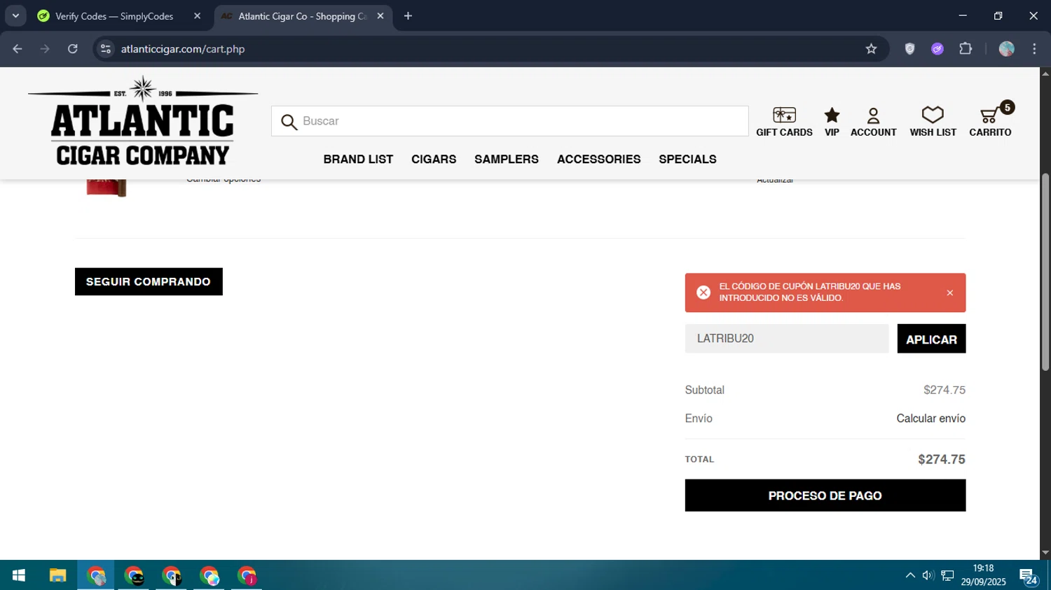 Atlantic Cigar Promo Codes - 20% Off Coupons Jan 2026