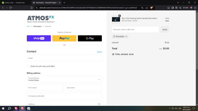 AtmosFX Discount Codes (11 Verified) - 10% Off Feb 2025