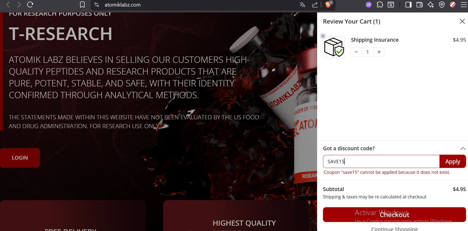 Atomik Labz Promo Codes - 25% Off Coupons Jan 2026