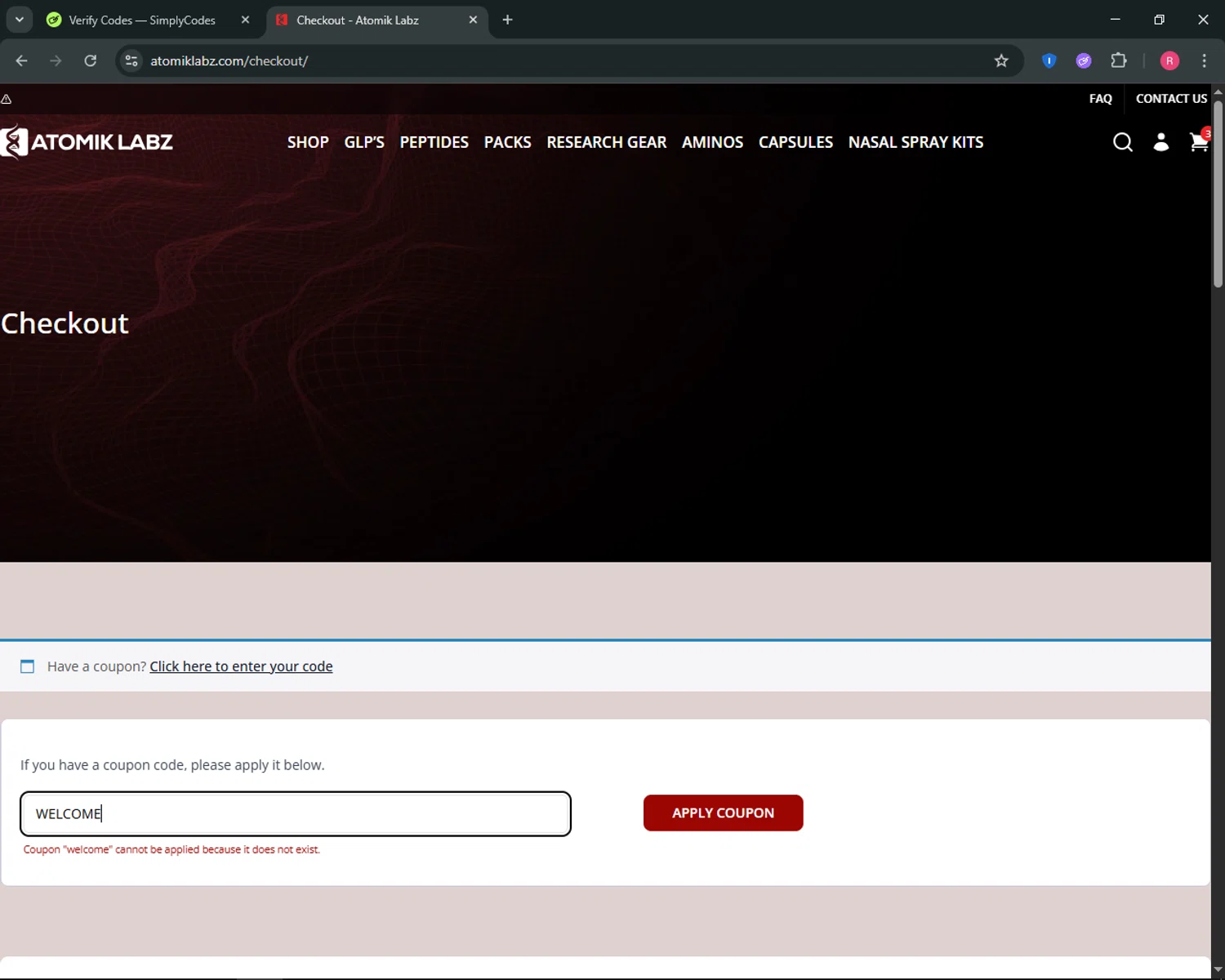 Atomik Labz Promo Codes - 25% Off (1 Verified) Jan 2026