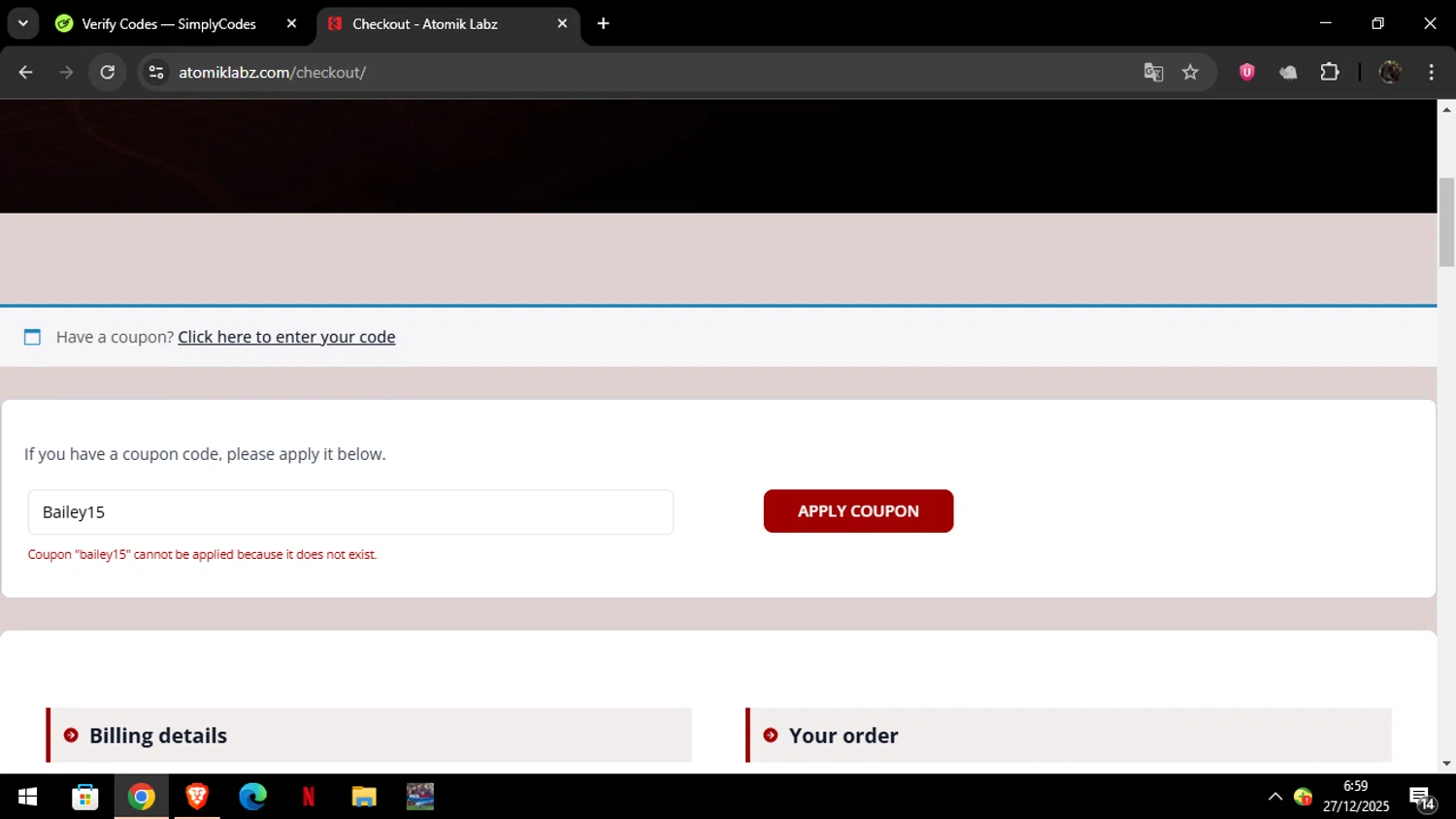 Atomik Labz Promo Codes - 15% Off (1 Verified) Jan 2026