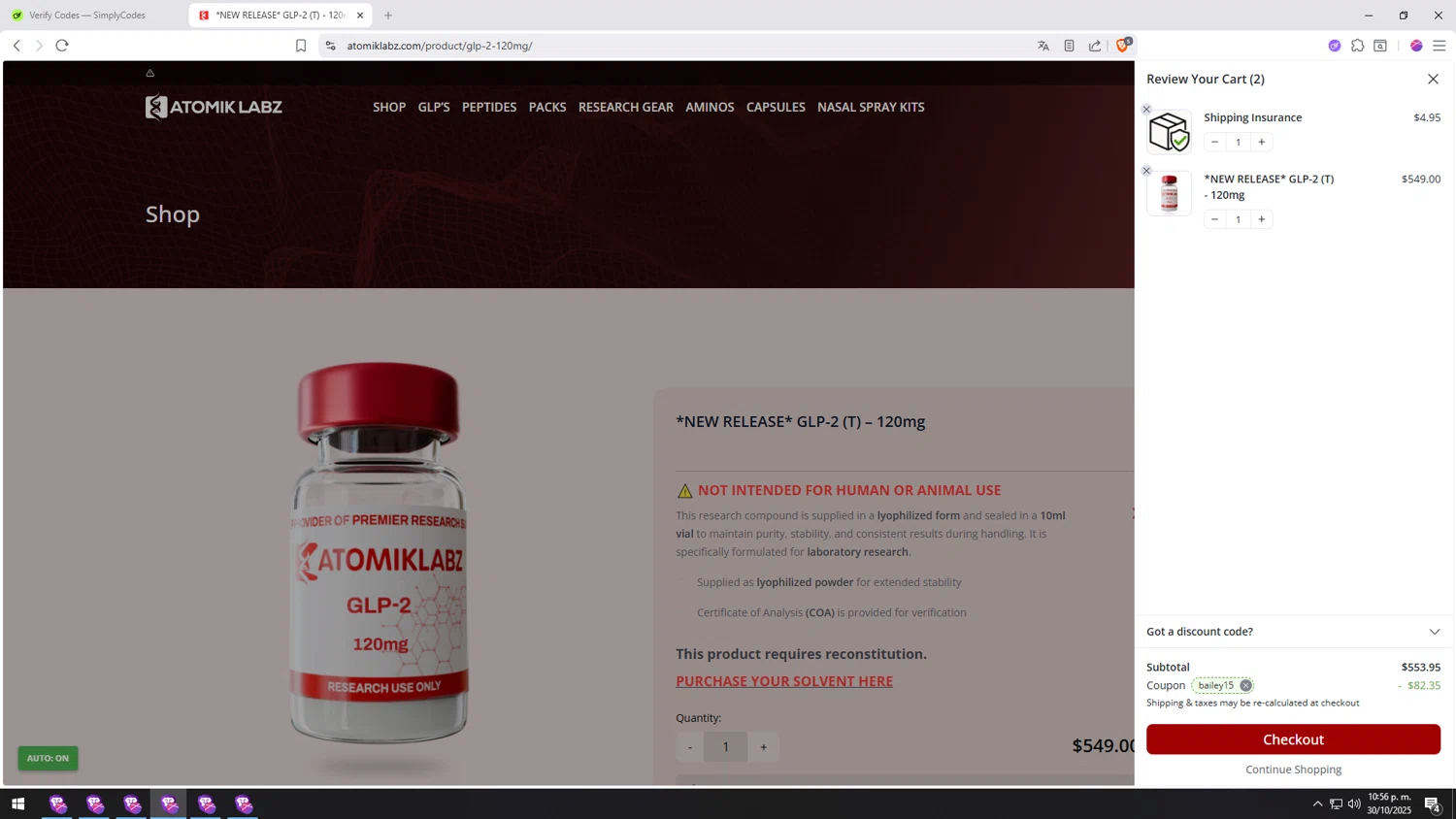 Atomik Labz Promo Codes - 25% Off (1 Verified) Jan 2026