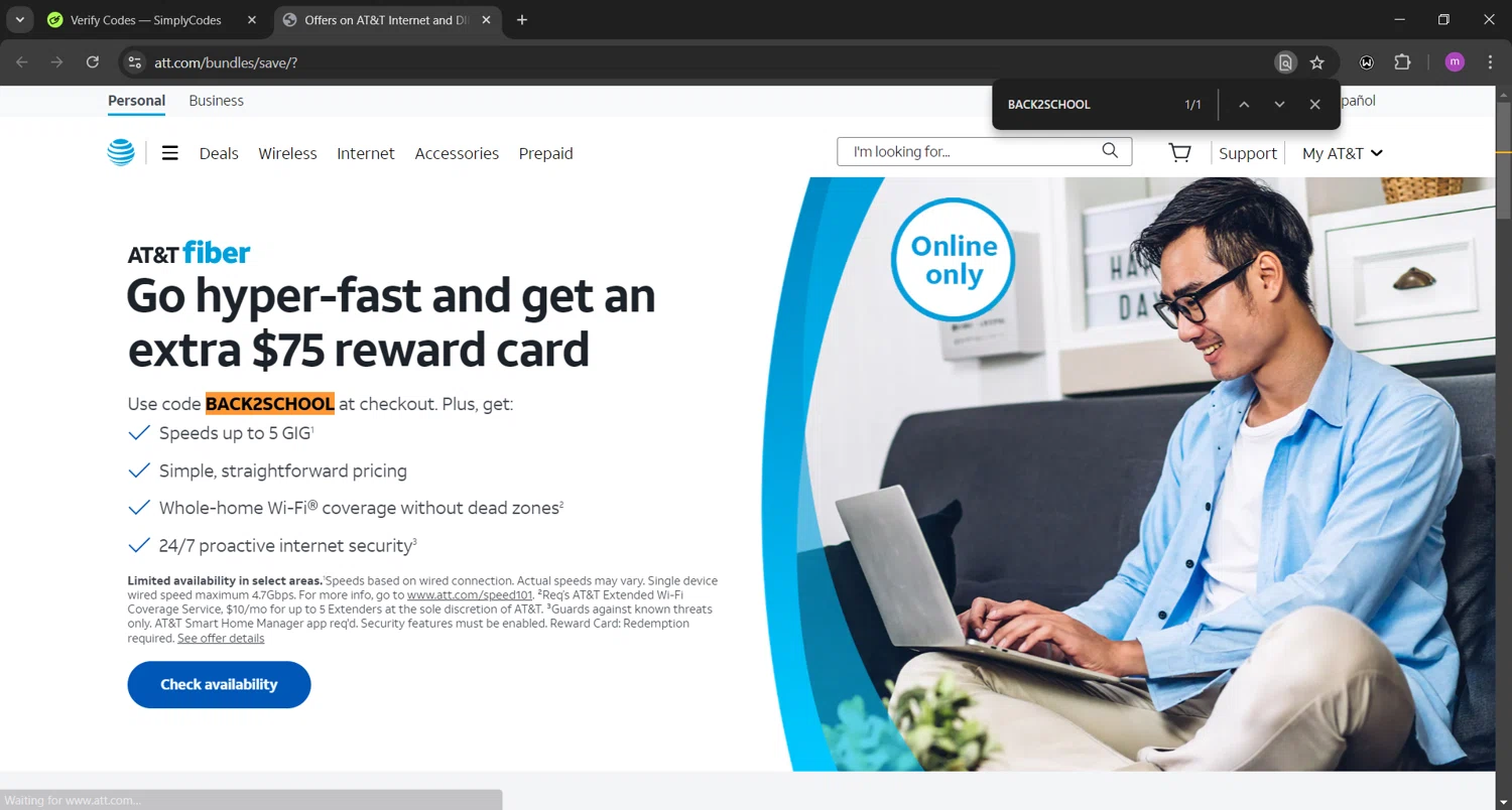 AT&T Promo Codes - $50 Off | November 2024