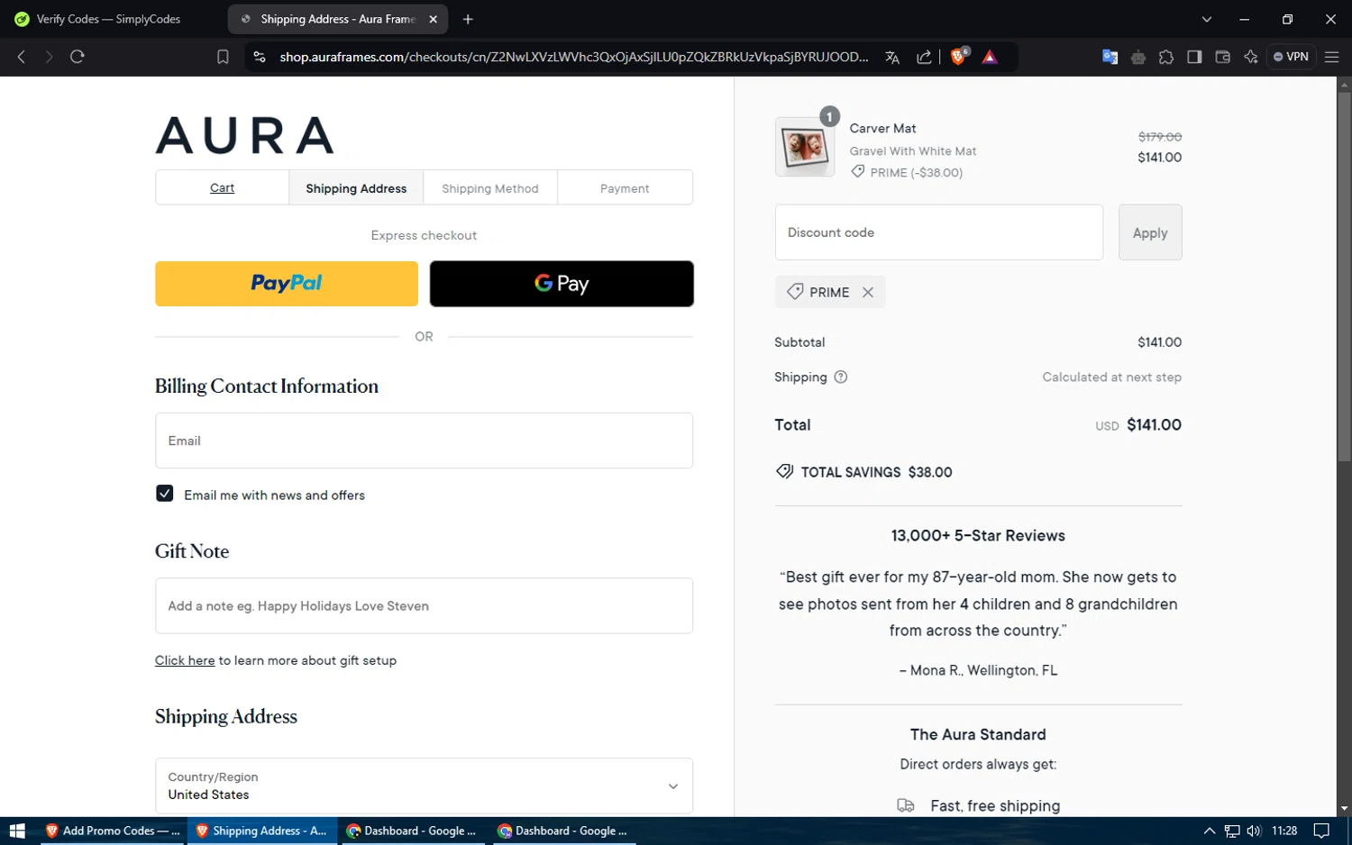 Aura Frames Discount Codes & Black Friday 2024 Deals - $45 Off