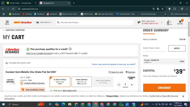 AutoZone Promo Codes (5 Verified) - 20% Off w/ Code Jan 2025