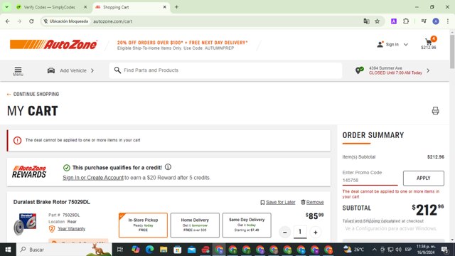 AutoZone Promo Codes - 20% Off | November 2024