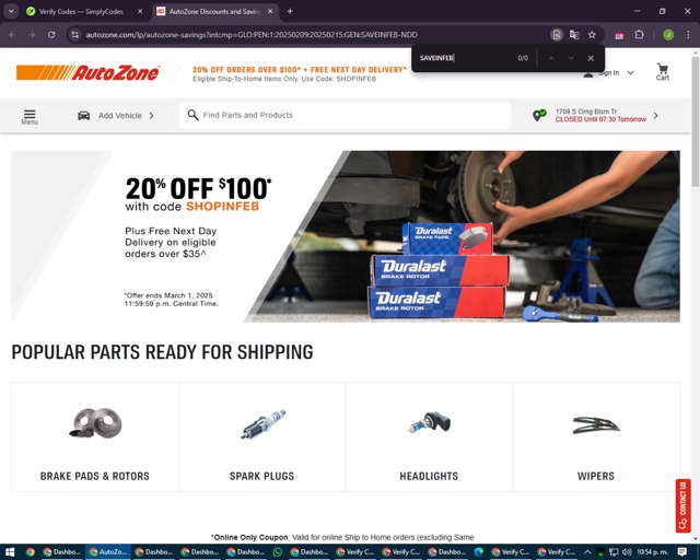 AutoZone Promo Codes (6 Verified) - 20% Off w/Code Mar 2025