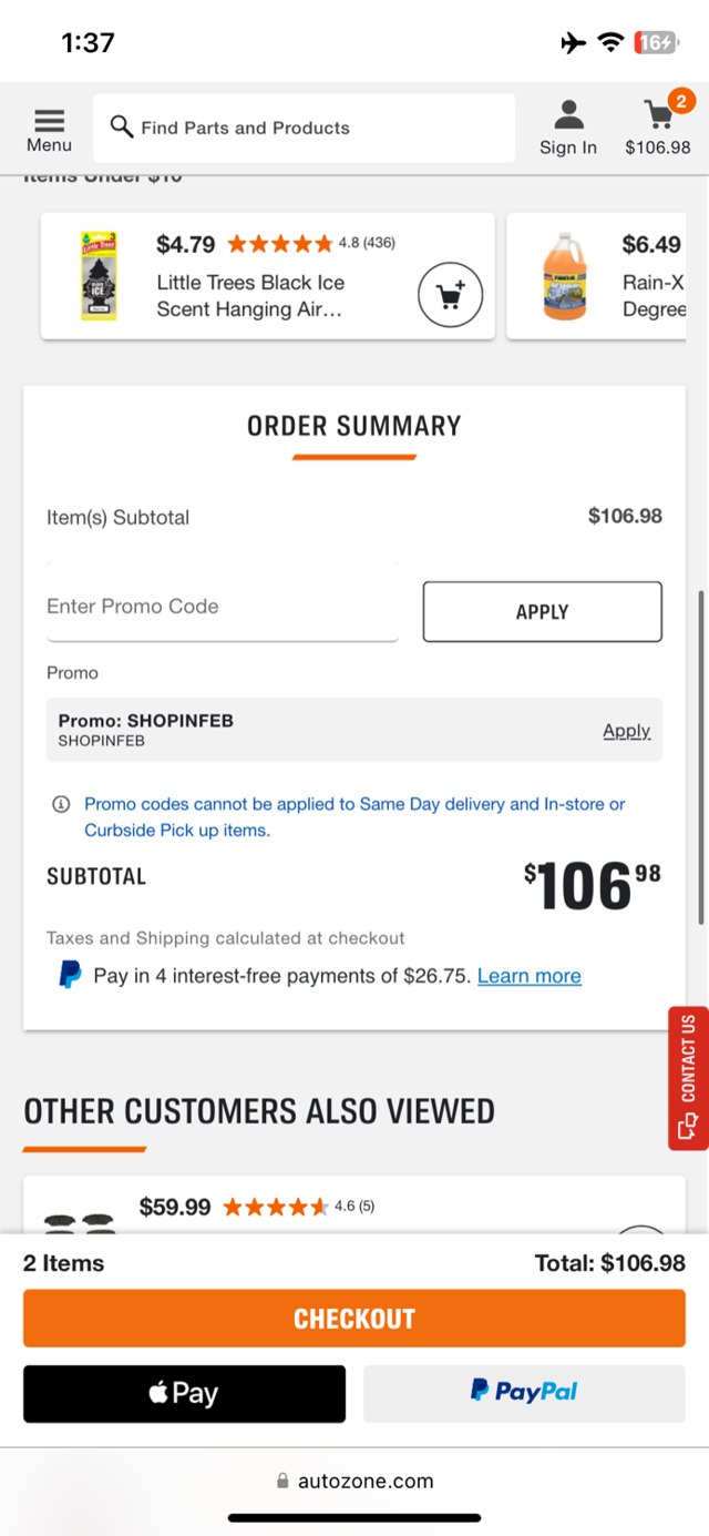 AutoZone Promo Codes (6 Verified) - 20% Off w/Code Mar 2025