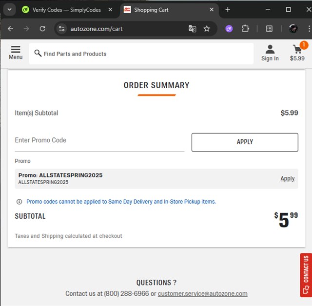 AutoZone Promo Codes (3 Verified) - 20% Off w/Code Jun 2025