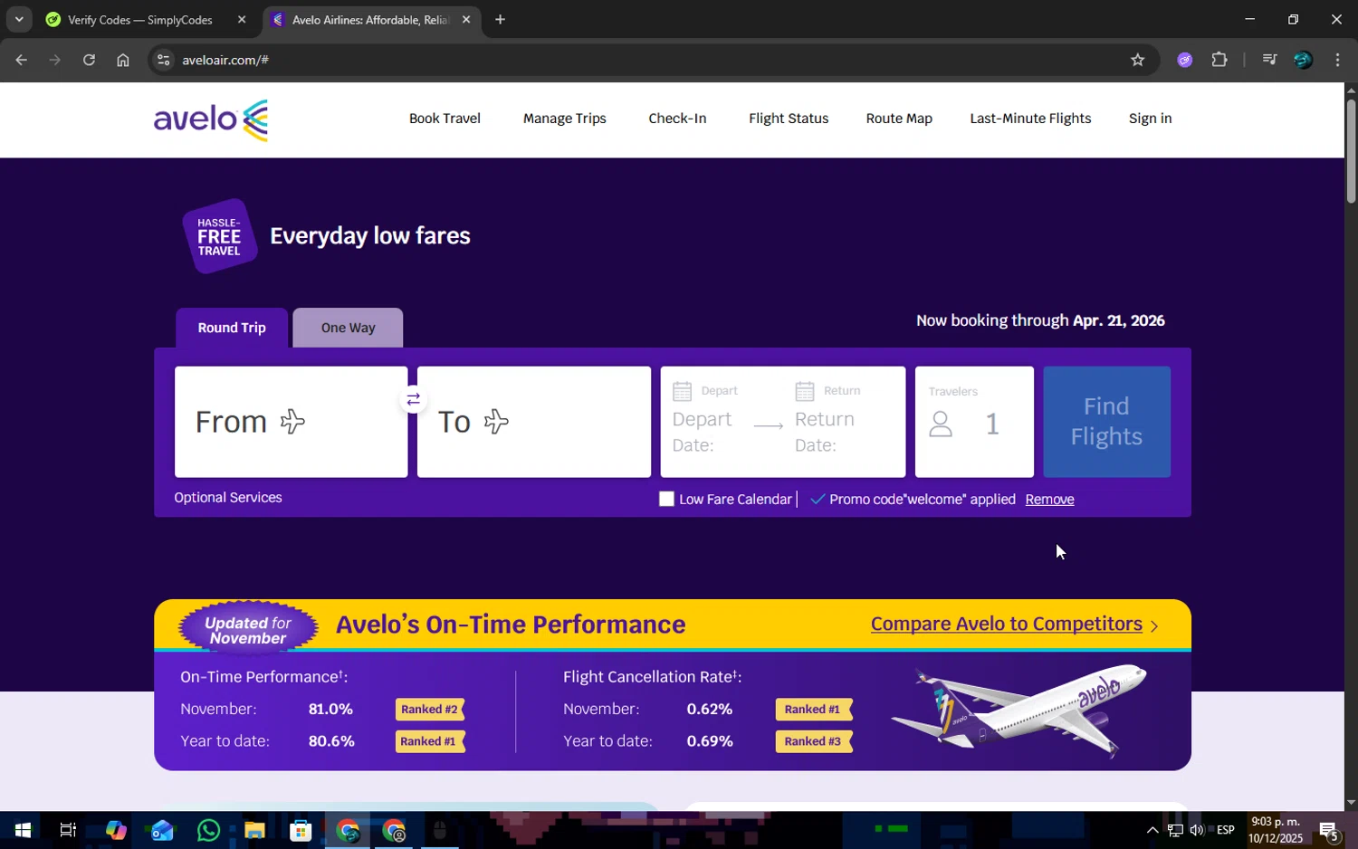 Avelo Airlines Promo Code - 40% Off (Verified) Dec 2025
