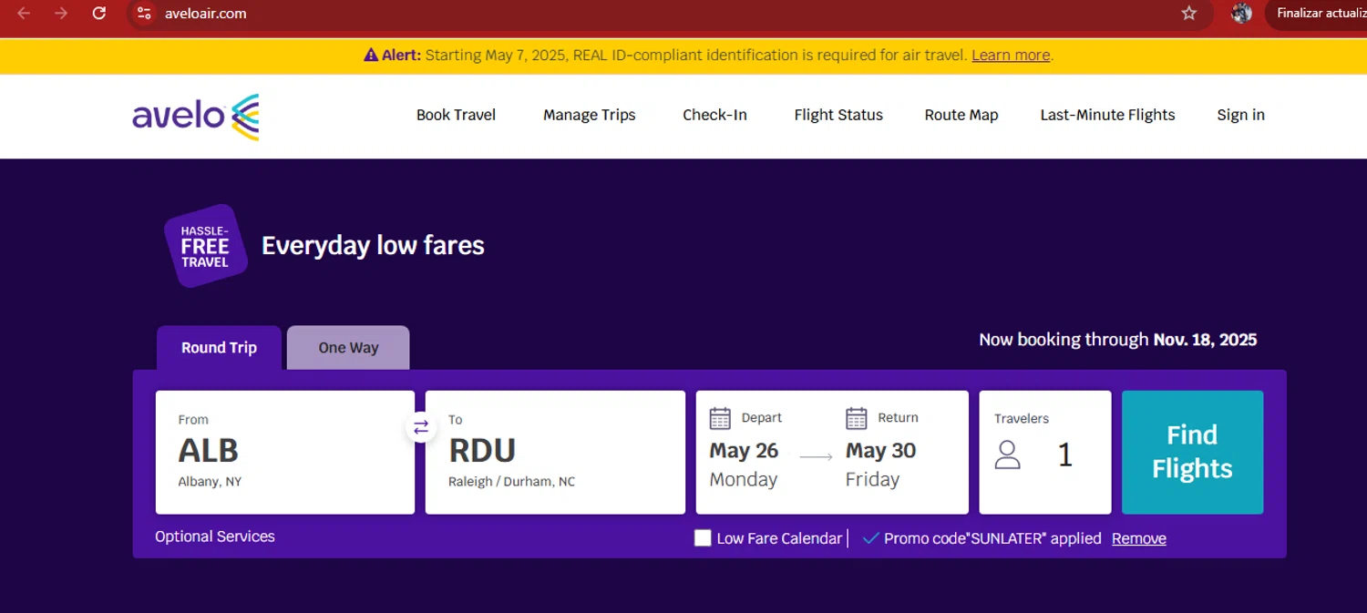 Avelo Airlines Promo Codes (9 Verified) - $50 Off May 2025