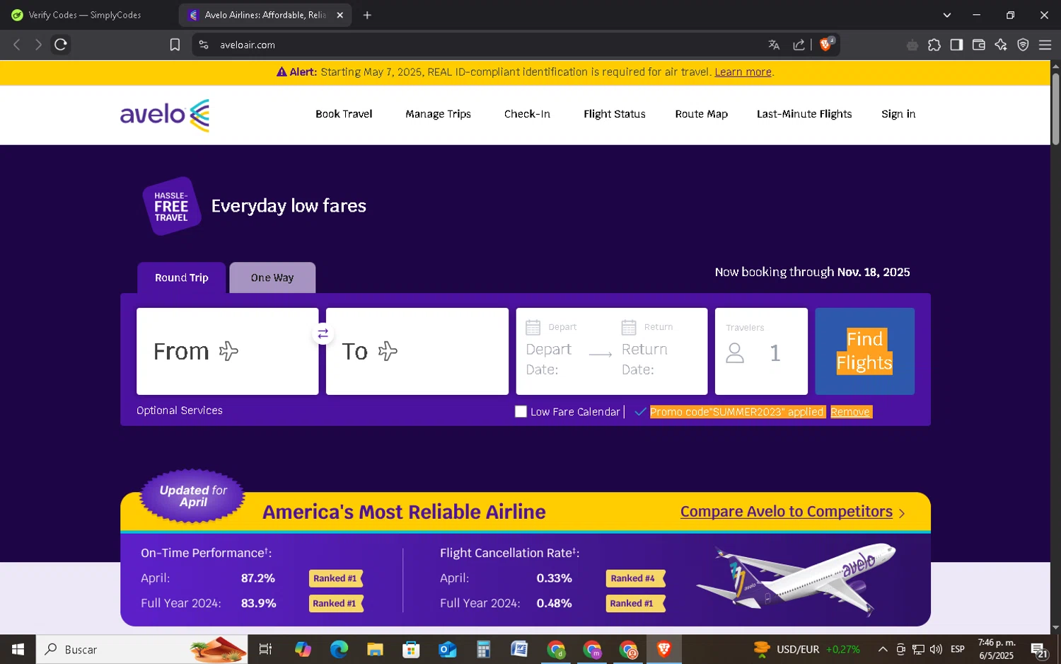 Avelo Airlines Promo Codes (9 Verified) - $20 Off Jun 2025