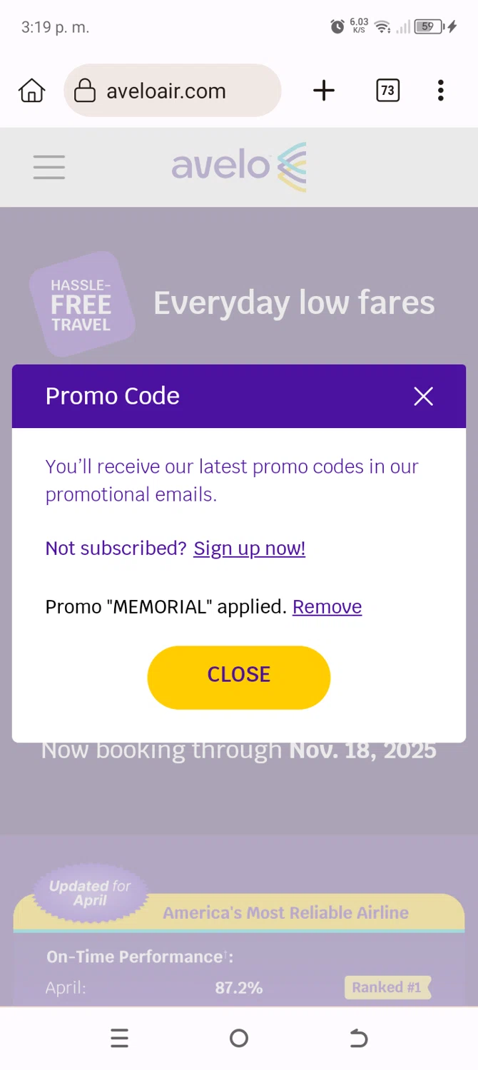 Avelo Airlines Promo Codes (9 Verified) - $50 Off Jun 2025