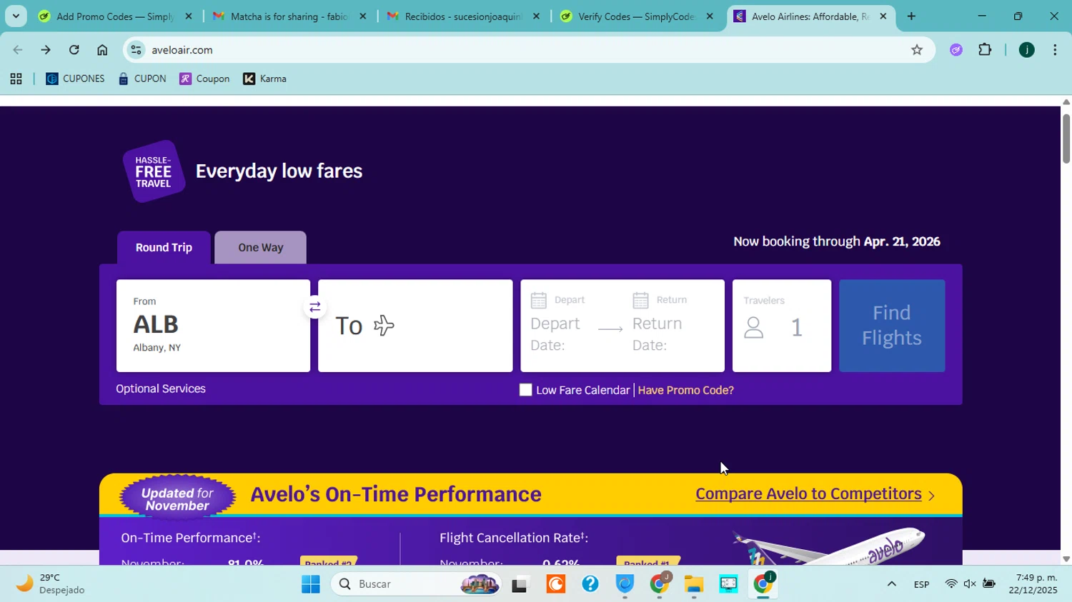 Avelo Airlines Promo Code - 45% Off (Verified) Feb 2026