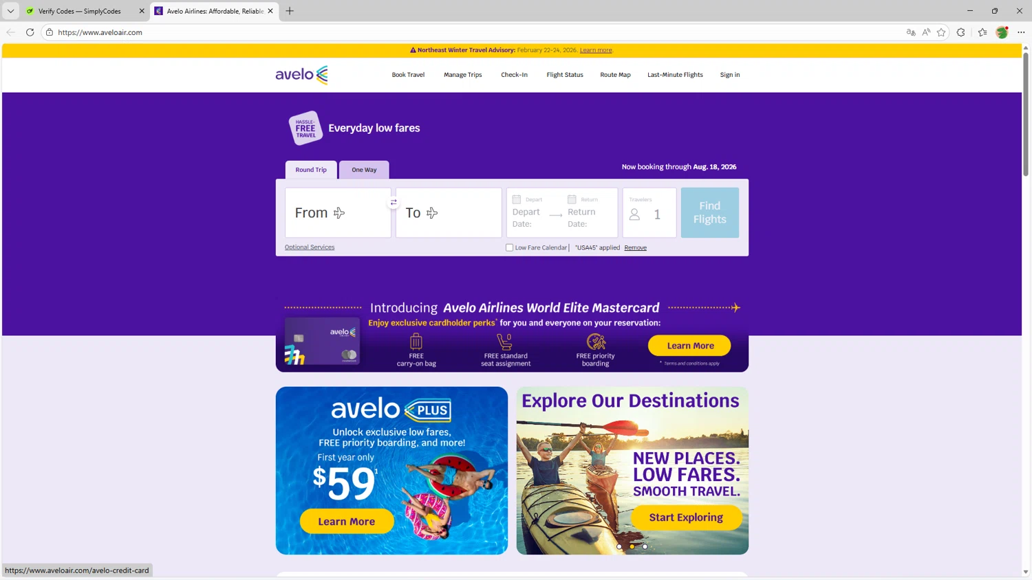 Avelo Airlines Promo Code - 45% Off (Verified) Mar 2026