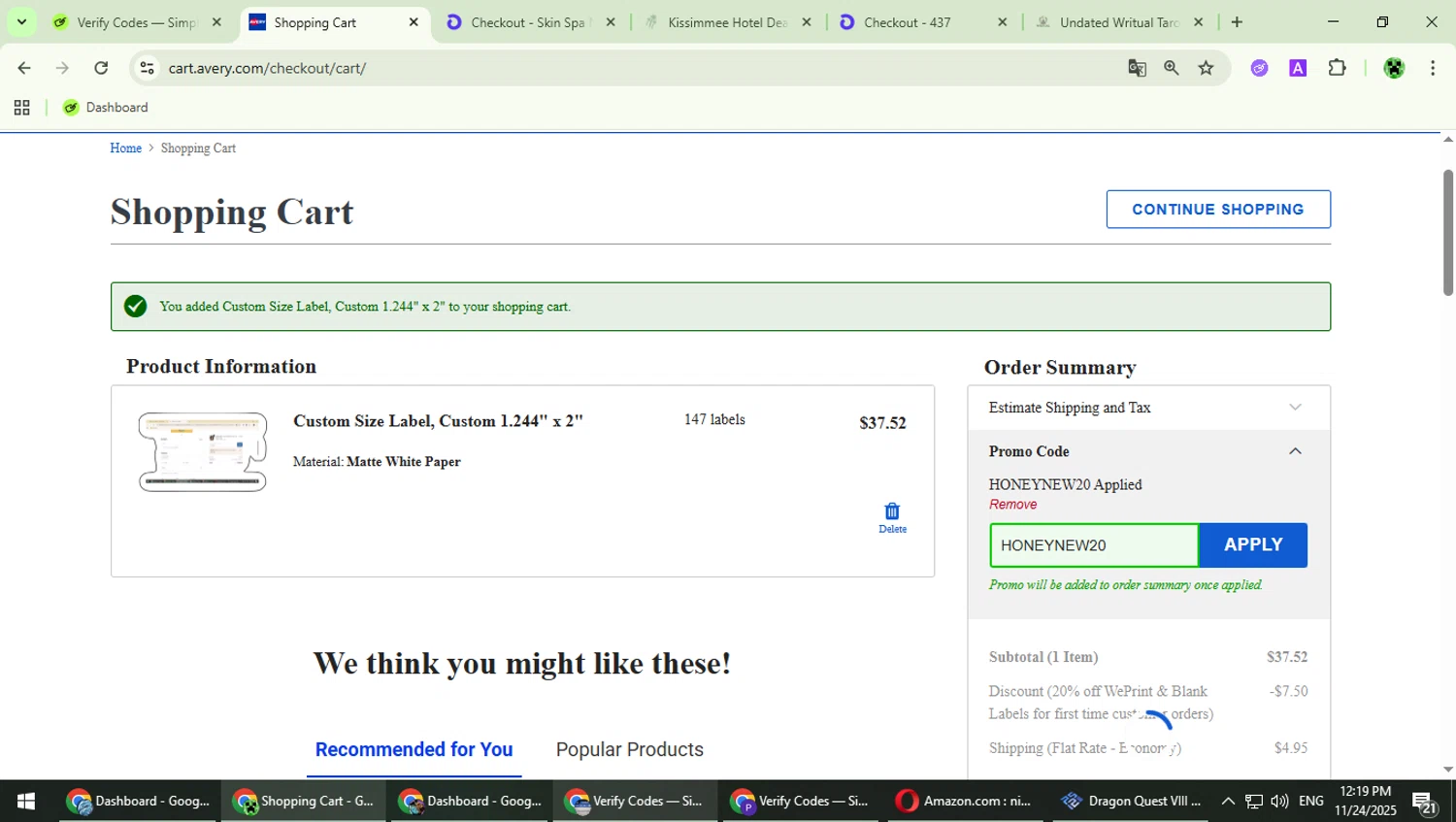 Avery Promo Codes - 20% Off (17 Verified) Dec 2025