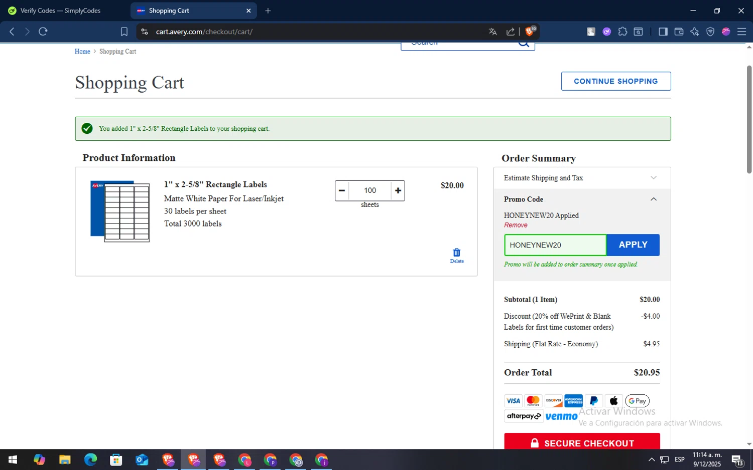 Avery Promo Codes - 20% Off (17 Verified) Dec 2025