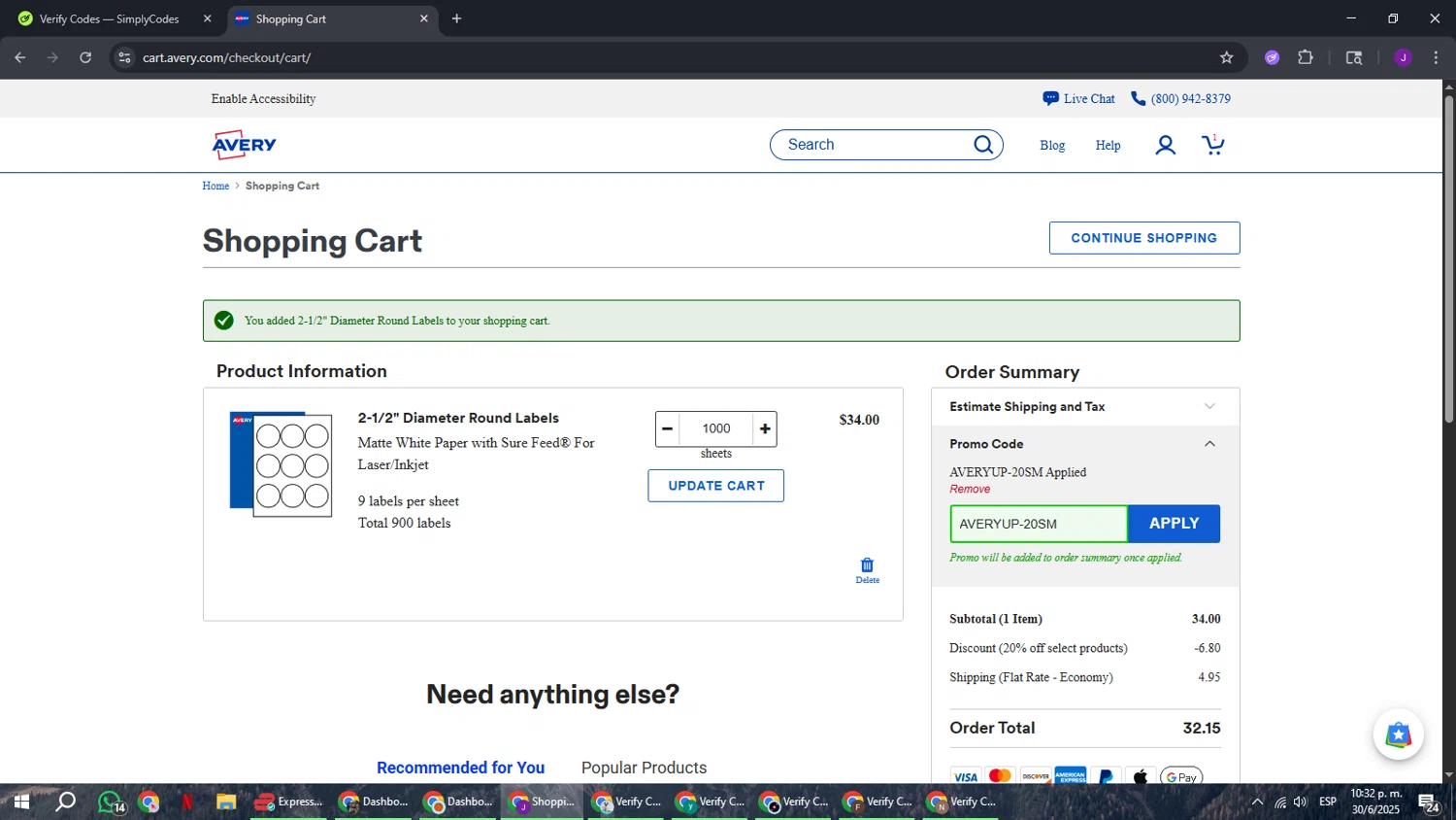 Avery Discount Codes - 20% Off (20 Verified) Aug 2025