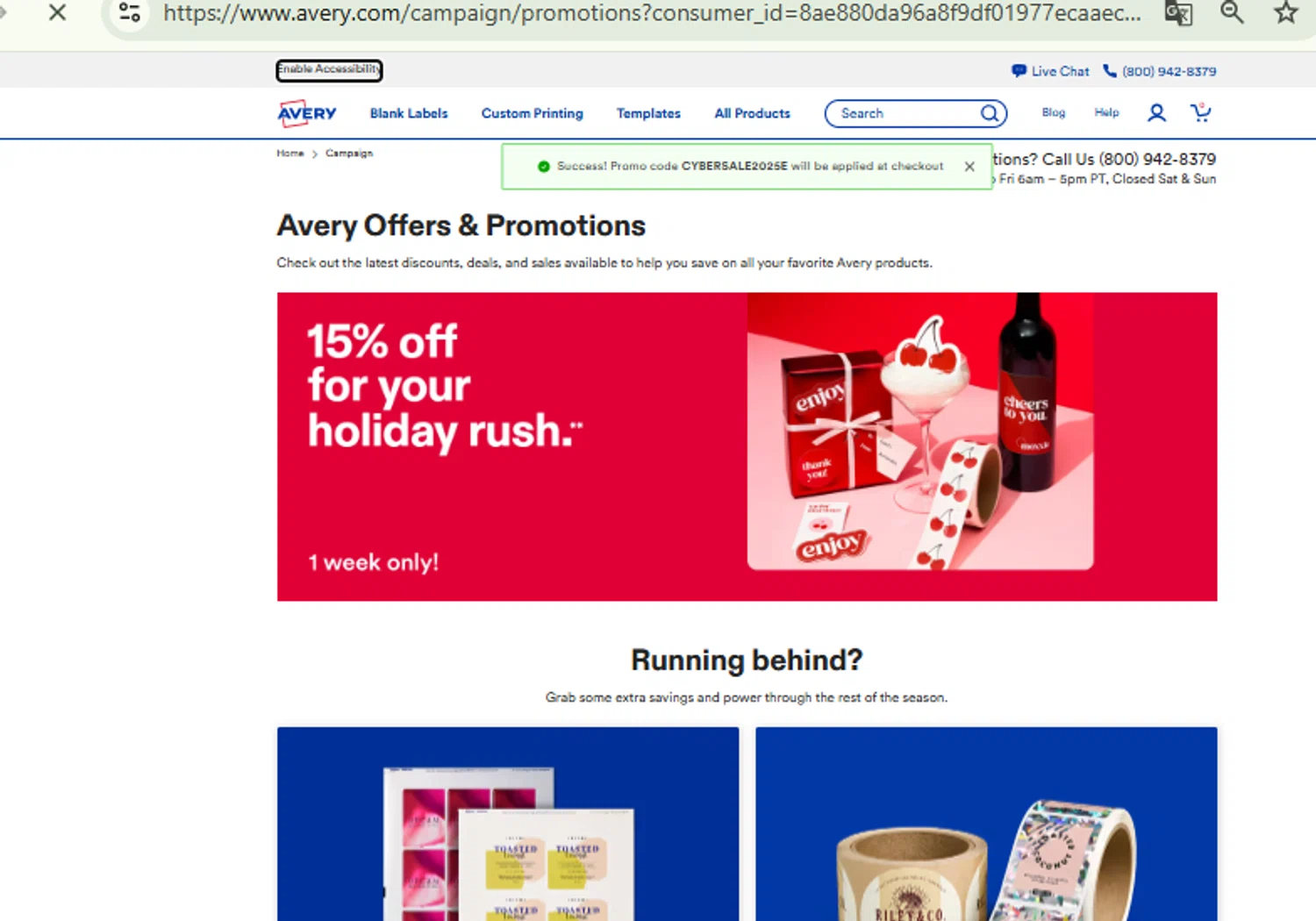 Avery Promo Codes - 20% Off (17 Verified) Dec 2025